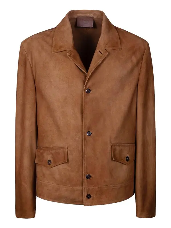 Prada Leather Jacket - Cream