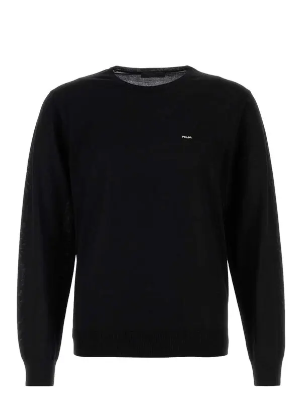 Prada Virgin Wool Sweater - Black