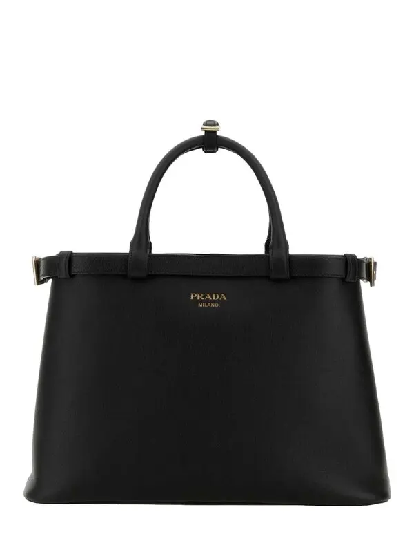 Prada Leather Handbag - Black