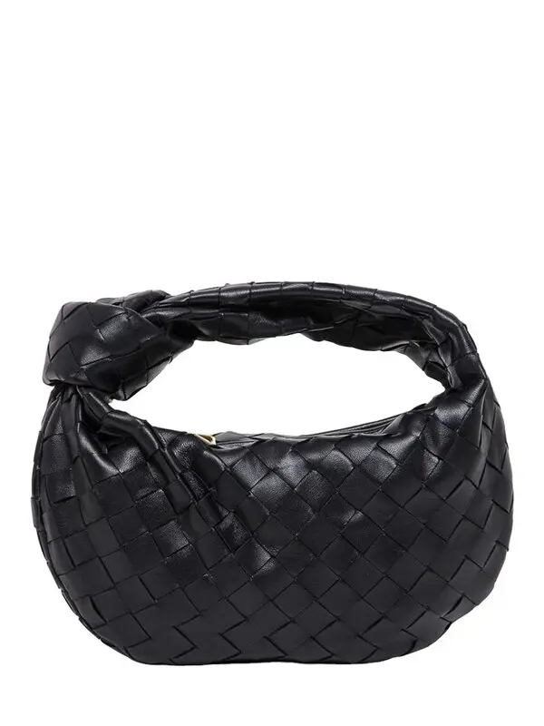 Bottega Veneta Mini Jodie Woven Nappa Bag - Black