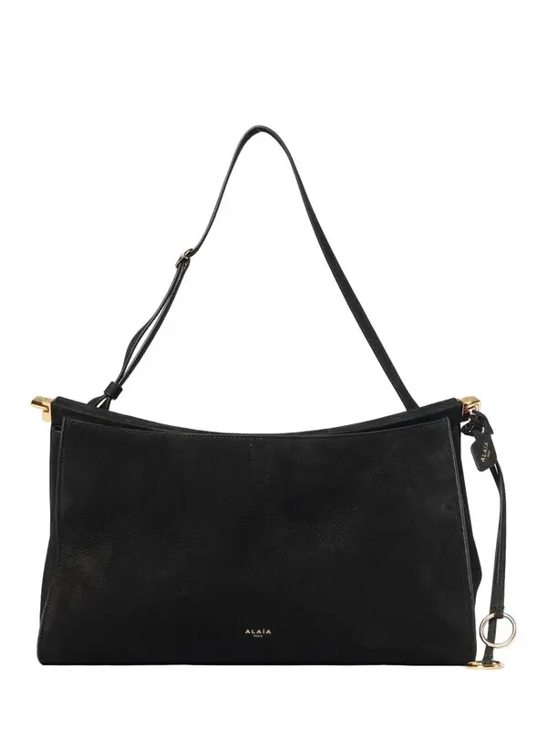 Alaïa Le Click Nabuk Shoulder Bag - Black