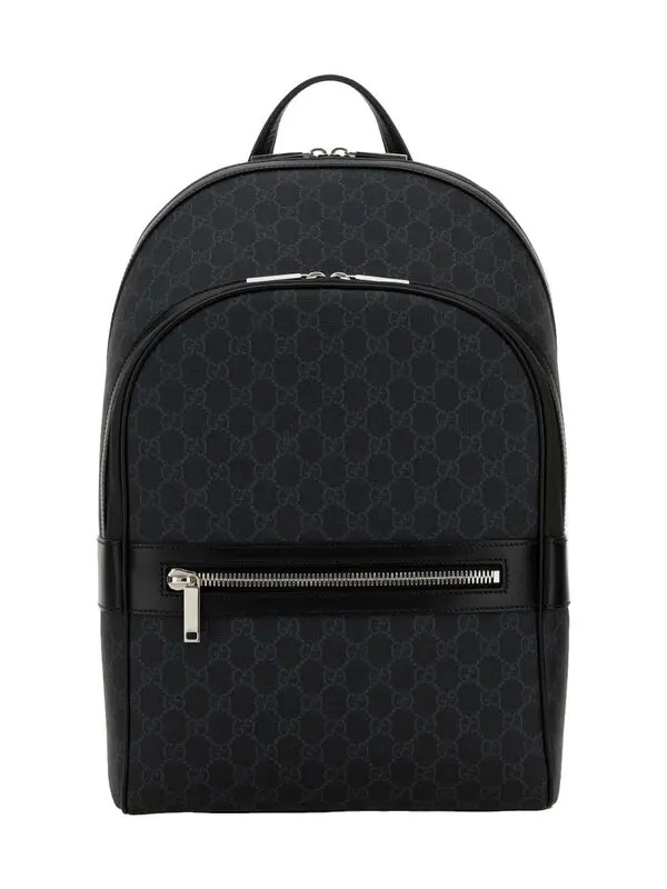 Gucci Gg Supreme Monogram Backpack - Gray