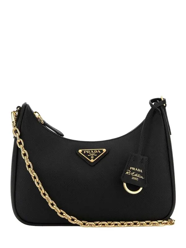 Prada Crossbody Bag With Chain Strap - Multicolor