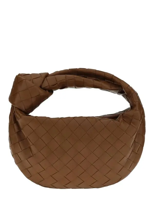 Bottega Veneta Jodie Mini Handbag In Intrecciato Leather With Knotted Handle - Multicolor