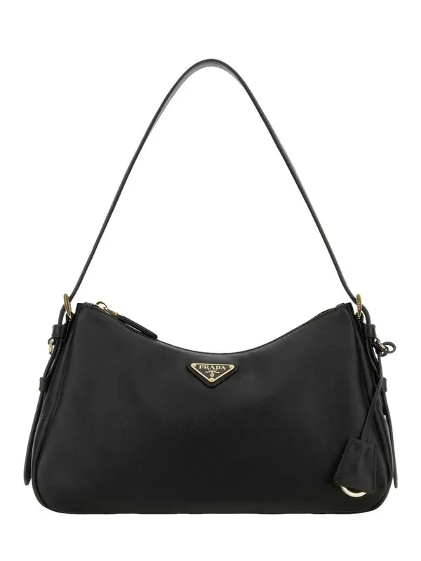 Prada Vitello Crossbody Bag - Black
