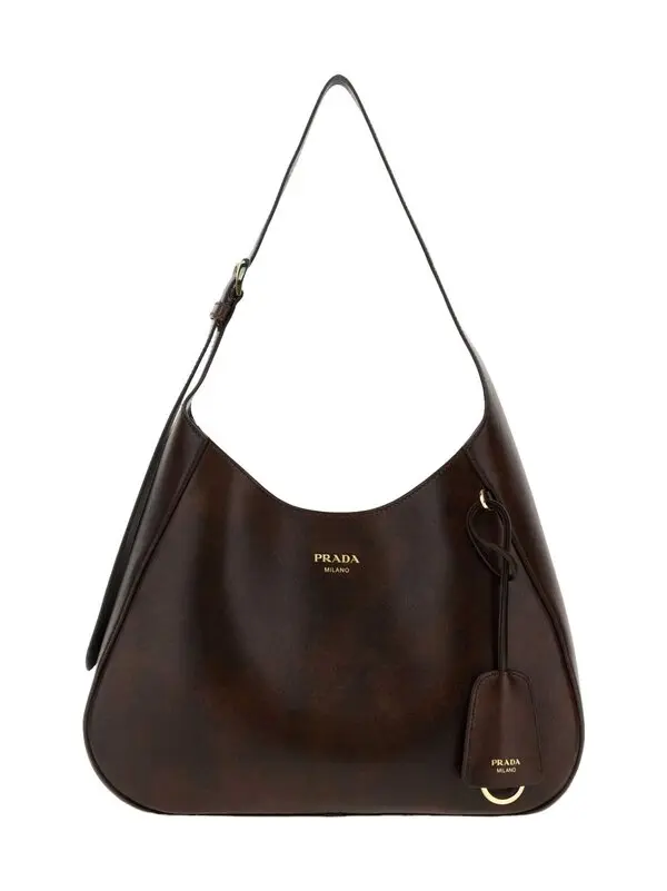 Prada Hobo Handbag - Brown