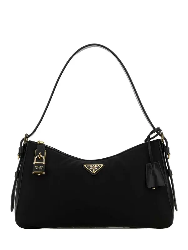 Prada Nylon Shoulder Bag - Black
