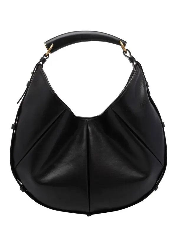 Saint Laurent Medium Hobo Bag In Leather - Brown