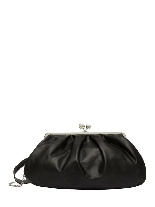 Max Mara Clasp Handbag - Black