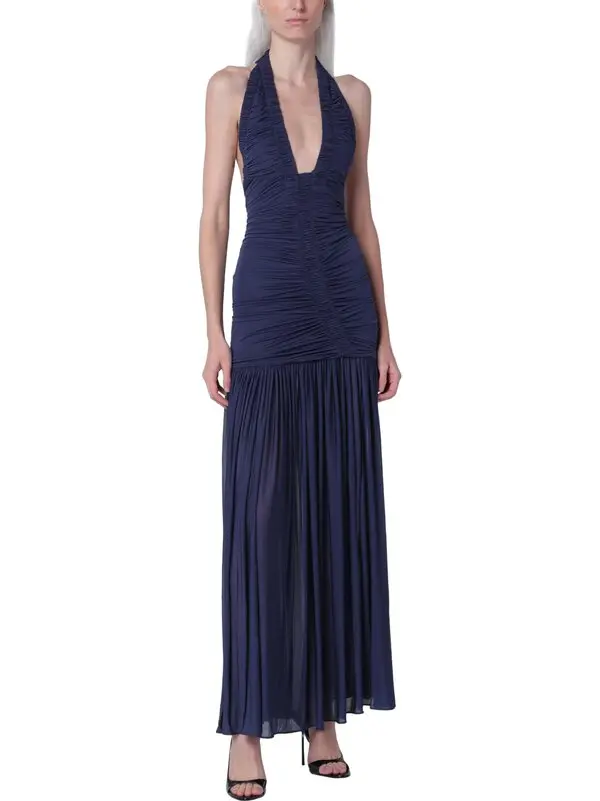 Christopher Esber Orion Rayon Blend Dress - Blue
