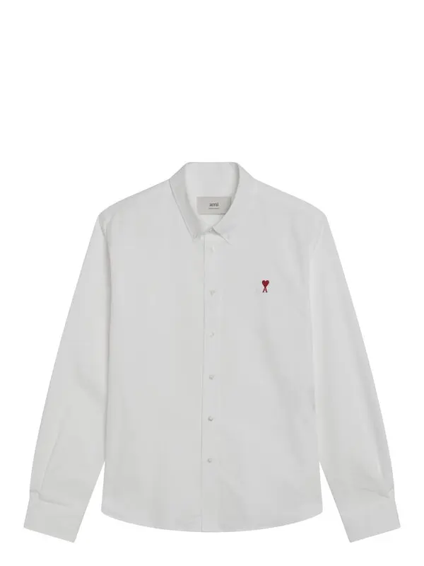 AMI Paris De Coeur Shirt - White