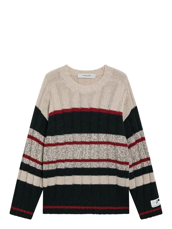 GOLDEN GOOSE Striped Alpaca Blend Jumper - Multicolor