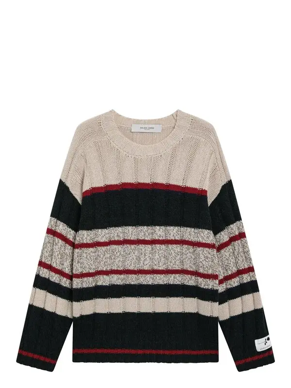 GOLDEN GOOSE Striped Alpaca Blend Jumper - Multicolor