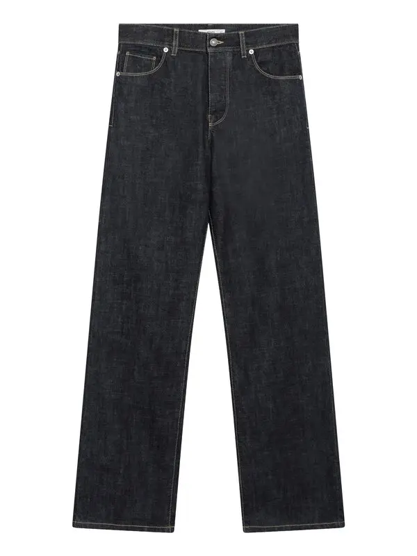 Fendi Washed Denim Jeans - Blue