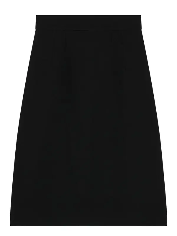 Dolce & Gabbana Virgin Wool Skirt - Black
