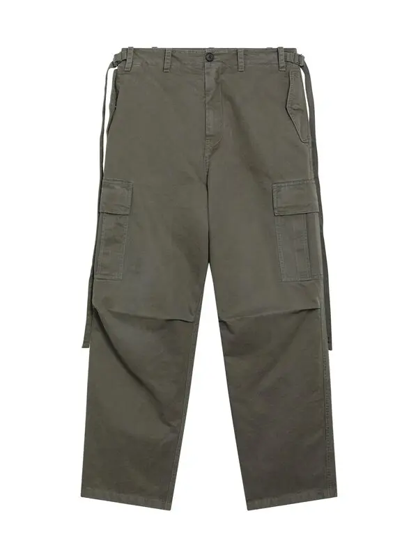Fendi Military Cotton Cargo Trousers - Green