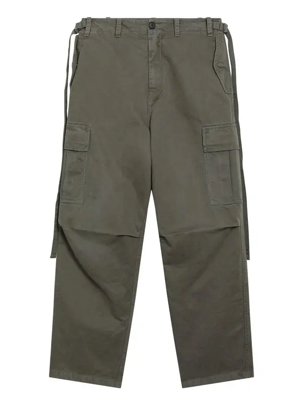 Fendi Military Cotton Cargo Trousers - Green
