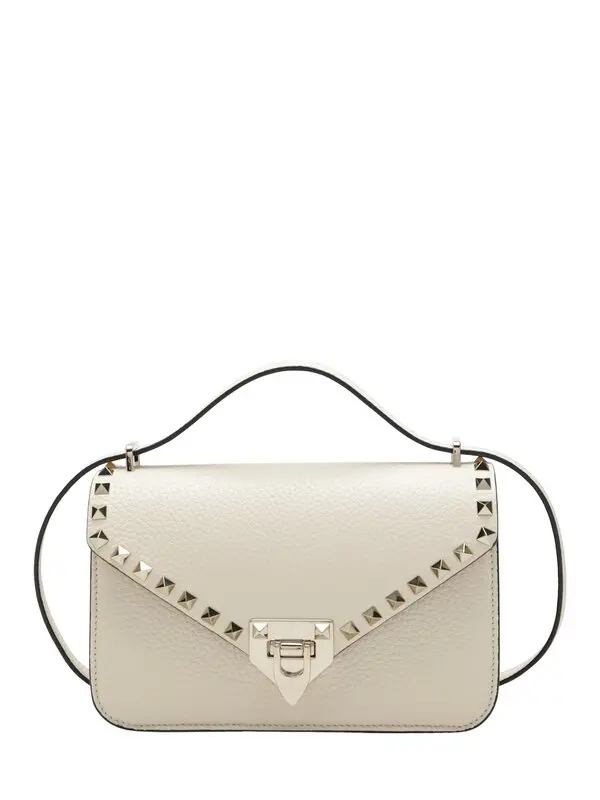Valentino Garavani Rockstud Shoulder Bag - White