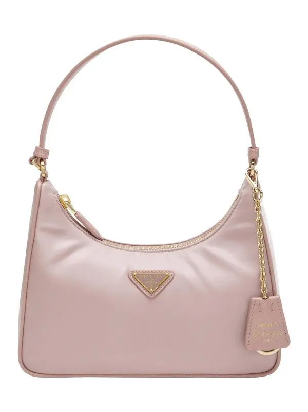 Prada Re-edition 2005 Bag In Re-nylon And Saffiano Leather - Pink