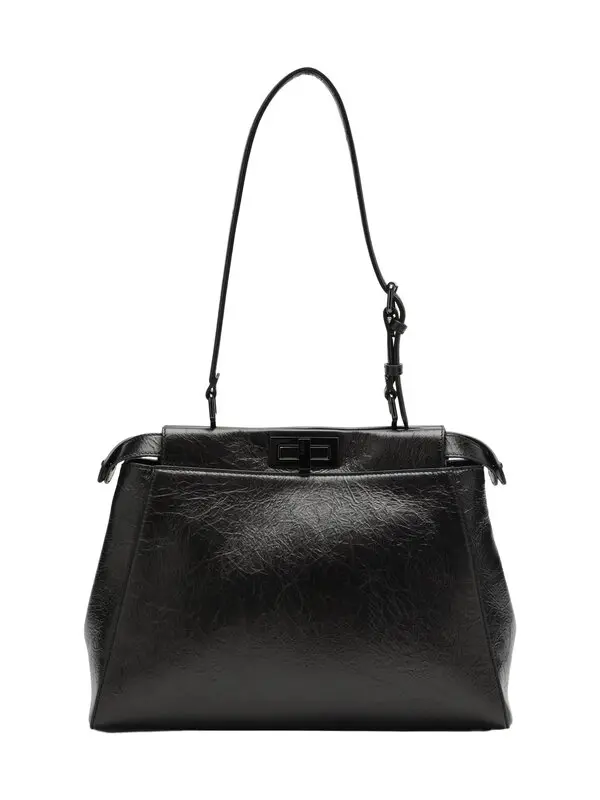 Fendi Peekaboo Soft Large Bag - Black