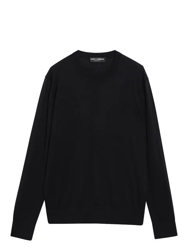 Dolce & Gabbana Cashmere Crew-neck Sweater - Blue