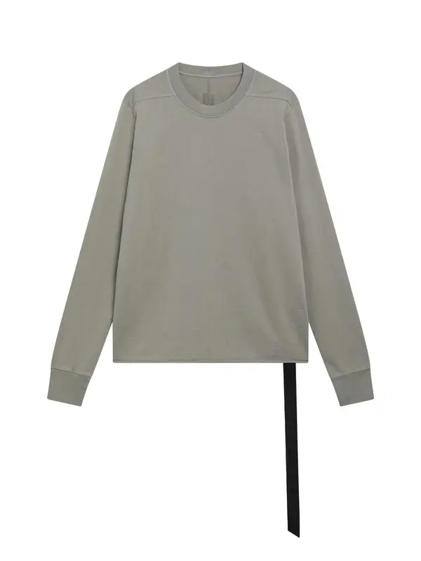 Rick Owens Tower Mineral Cotton Crewneck Sweatshirt - Gray