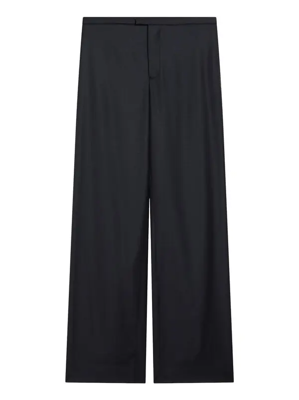 Gucci Lightweight Wool Trousers - Blue