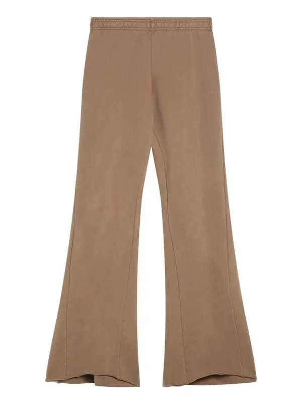 ENTIRE STUDIOS Cotton Flared Trousers - Brown