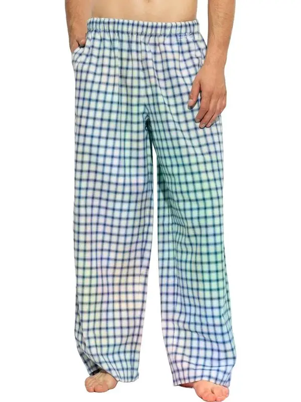 MAISON MARGIELA Check-print Pajama Pants - Neutrals