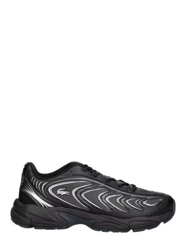 Lacoste Storm 96 3k Panelled Mesh-insert Sneakers - Black