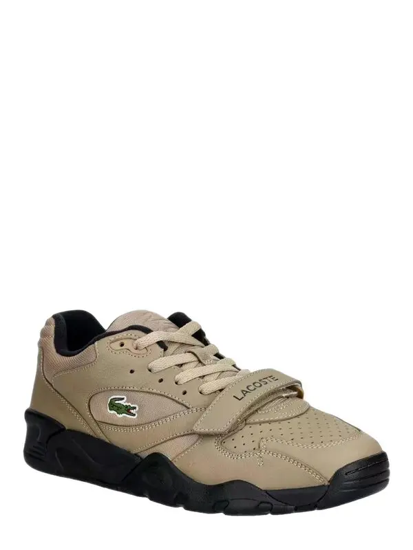 Lacoste Game Trainer Pro Touch-strap Perforated Sneakers - Neutrals