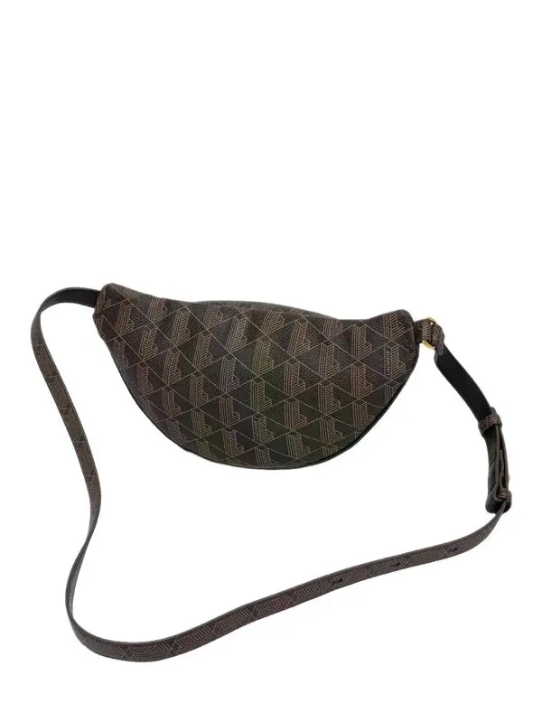 Lacoste Monogram-print Belt Bag - Brown