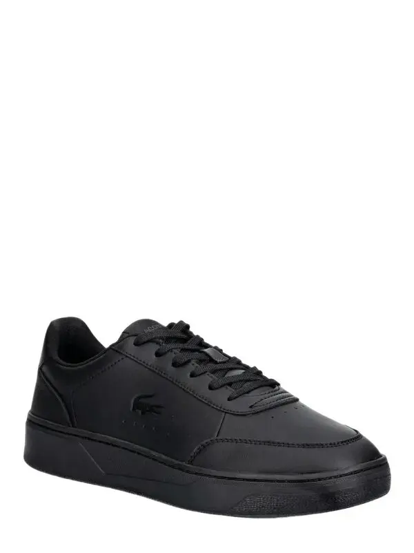 Lacoste Court Pro Logo-plaque Sneakers - Black