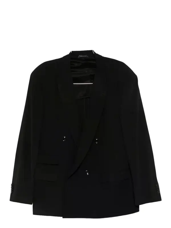 Giorgio Armani Virgin Wool Suit - Black