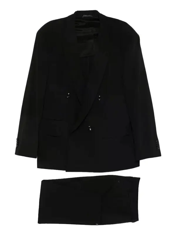 Giorgio Armani Virgin Wool Suit - Black