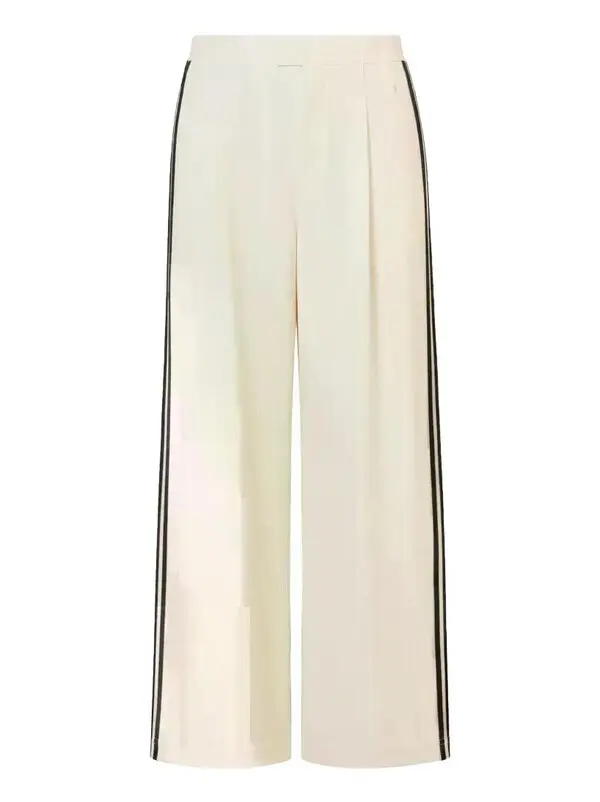 Adidas X Wales Bonner Side-stripe Wide-leg Trousers - Neutrals
