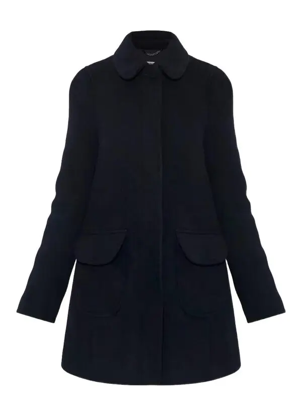 Moschino Collared Coat - Blue