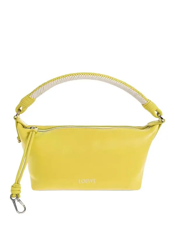 Loewe Cala Leather Tote Bag - Yellow