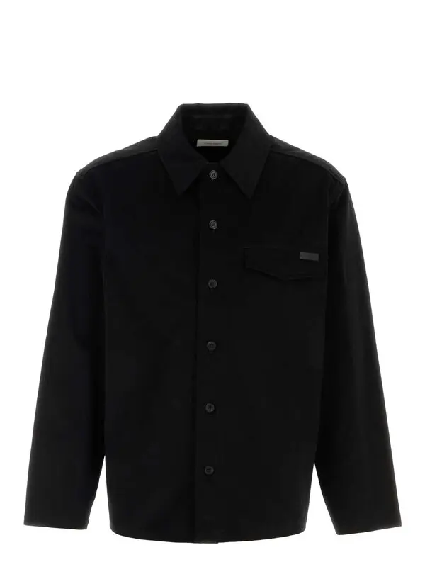 Saint Laurent Cotton Shirt - Black