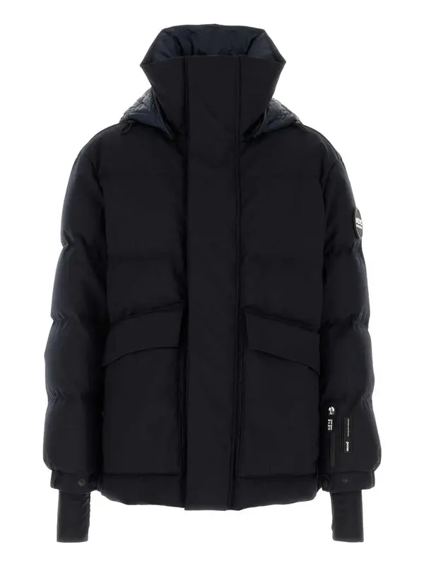 Giorgio Armani Midnight Stretch Polyester Blend Ski Jacket - Blue
