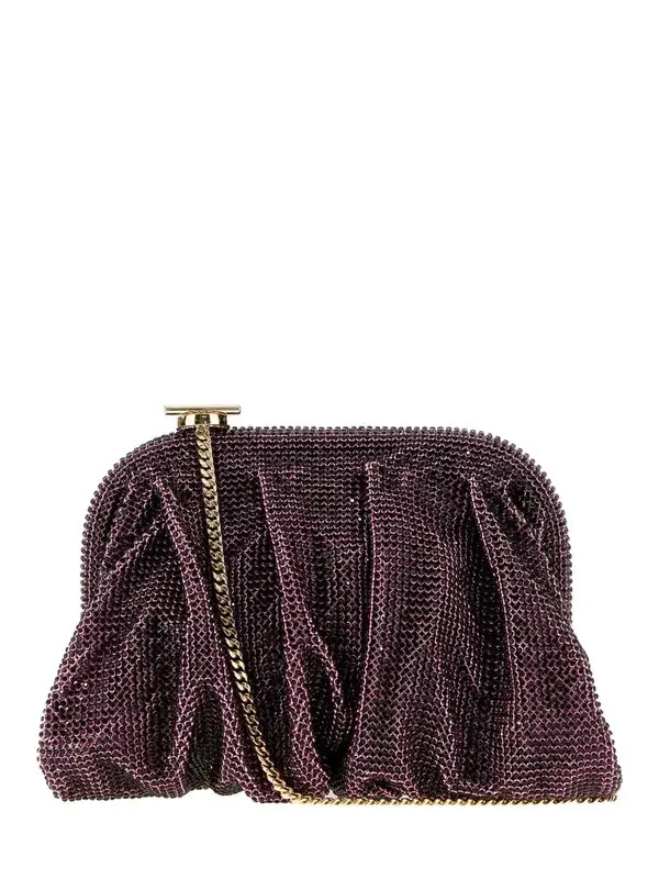 Benedetta Bruzziches La Petite Venus Clutch - Purple