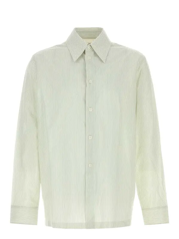 Bottega Veneta Embroidered Cotton Blend Shirt - Multicolor