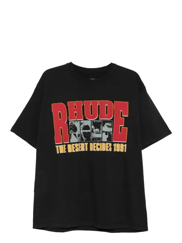 Rhude Desert-decides Graphic Tee - Blkrdmulti