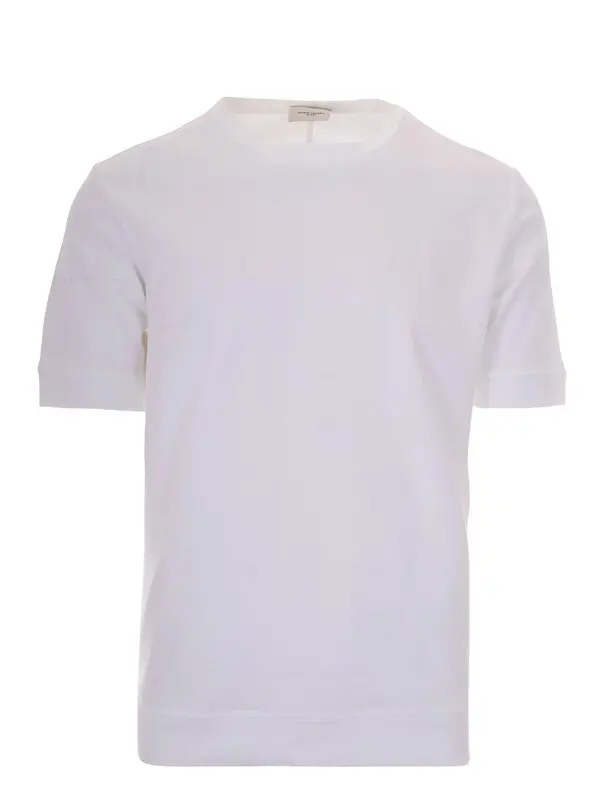 PAOLO PECORA Crew Neck Short-sleeve T-shirt - Bianco Ottico