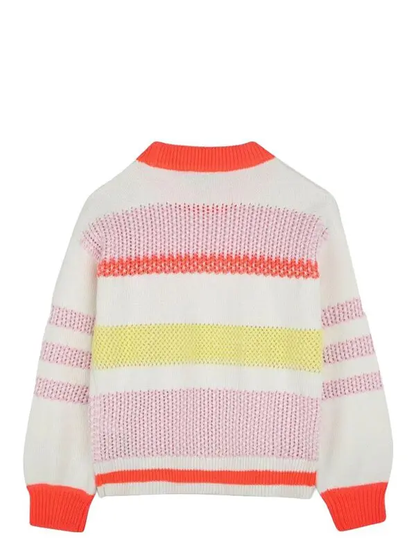 Sonia Rykiel Paris Striped Cotton Pullover Sweater - Multicolour