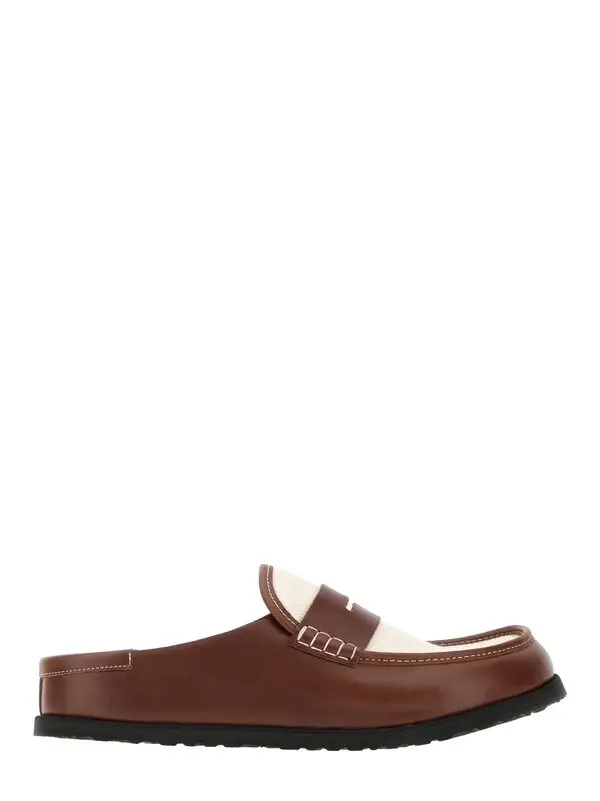 BIRKENSTOCK Naples Slip-on Canvas And Nappa Leather - Multicoloured