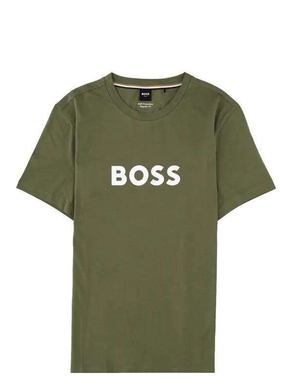 BOSS Essential Cotton T-shirt For - Green