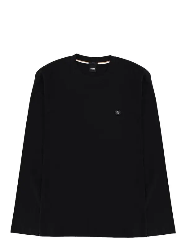 BOSS Long Sleeve Crewneck T-shirt - Black