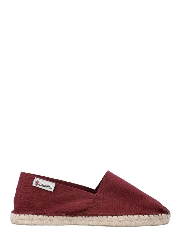 ESPADRILLES Classic Cotton Slip-on With Jute Sole - Viola