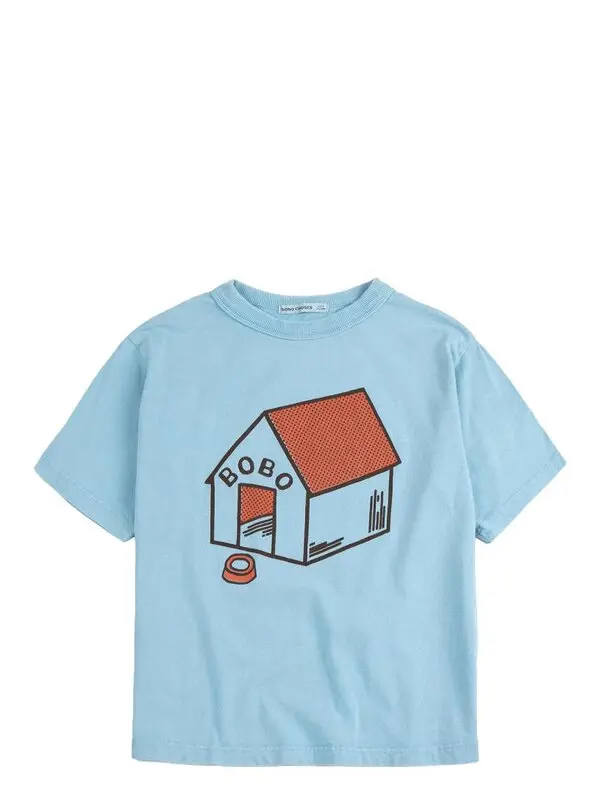 BOBO CHOSES Mini Home Pickles" Organic Cotton T-shirt - Blue